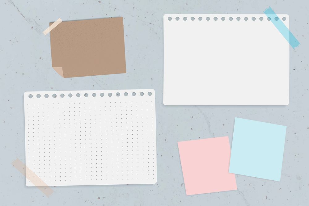 Blank note paper texture background | Premium Vector - rawpixel