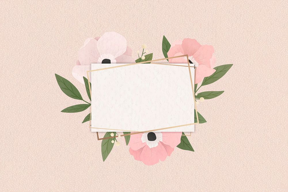 Pink rectangle frame design vector | Premium Vector - rawpixel