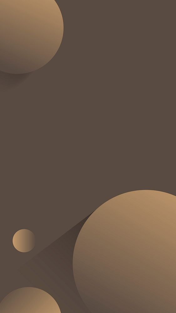 Round brown abstract background vector | Premium Vector - rawpixel