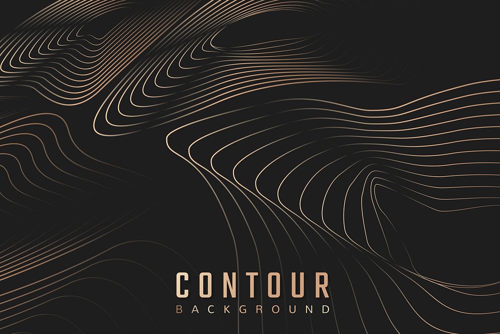 Topographic contour lines background vector | Free Vector - rawpixel