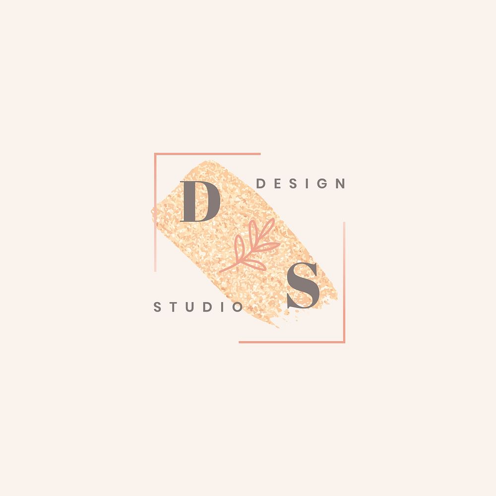 Design studio minimal logo vector | Free Vector - rawpixel
