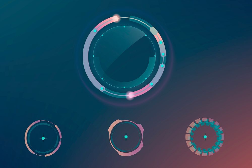 Technology interface template design elements | Premium Vector - rawpixel