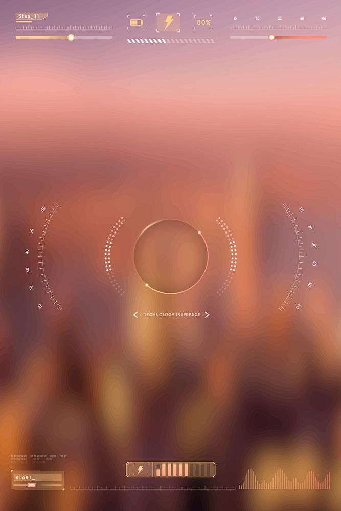 Technology interface template design elements | Premium Vector - rawpixel