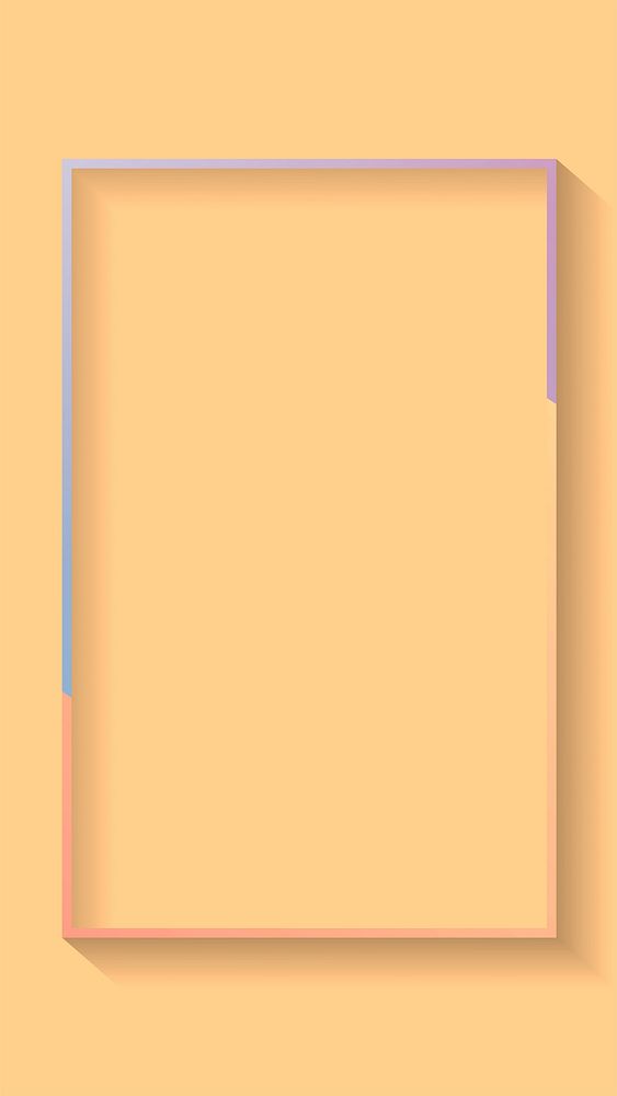 Blank rectangle colorful abstract frame | Premium Vector - rawpixel