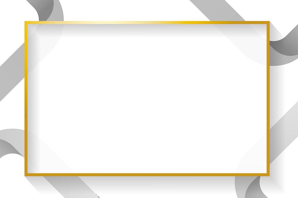 Blank rectangle abstract frame vector | Premium Vector - rawpixel