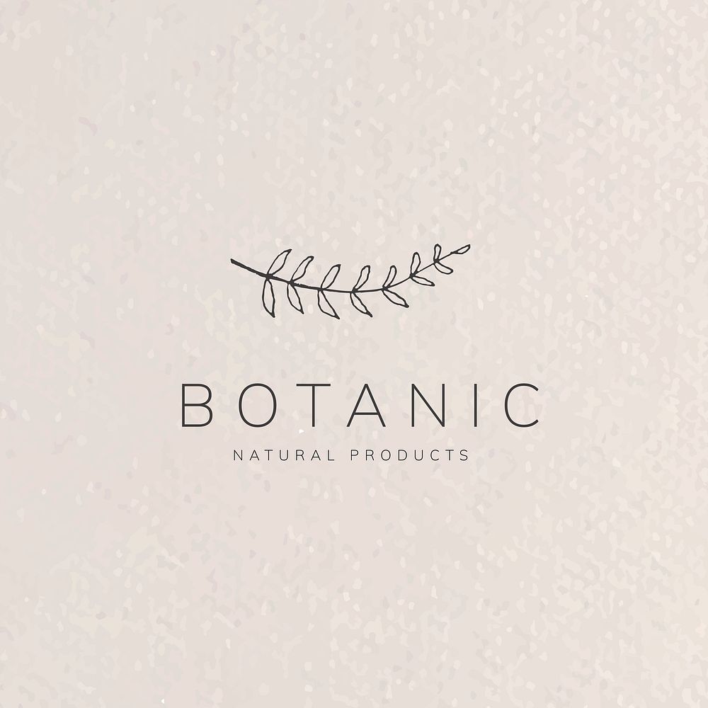 Botanical product brand logo vector | Premium Vector - rawpixel