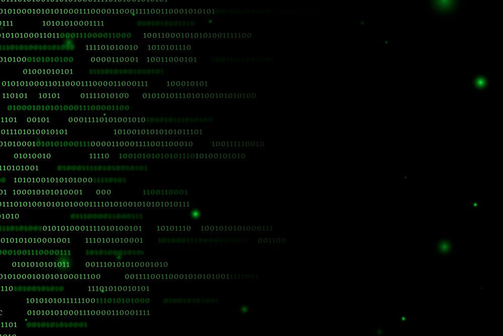 Stream of binary code design | Premium Vector - rawpixel