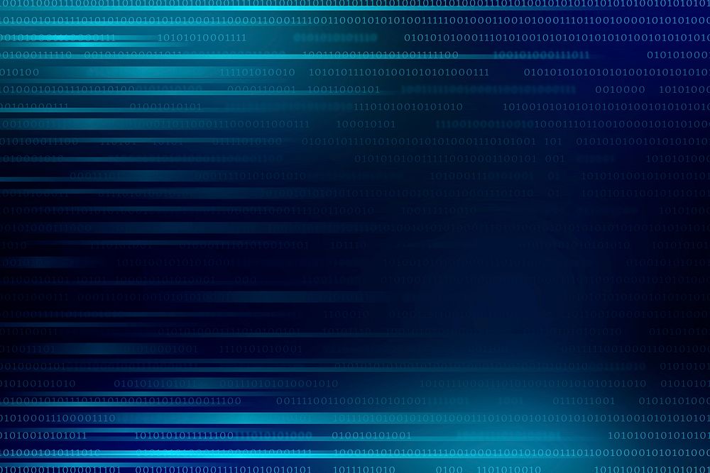 Stream of binary code design | Premium Vector - rawpixel