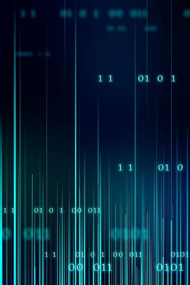 Stream of binary code design | Free Vector - rawpixel