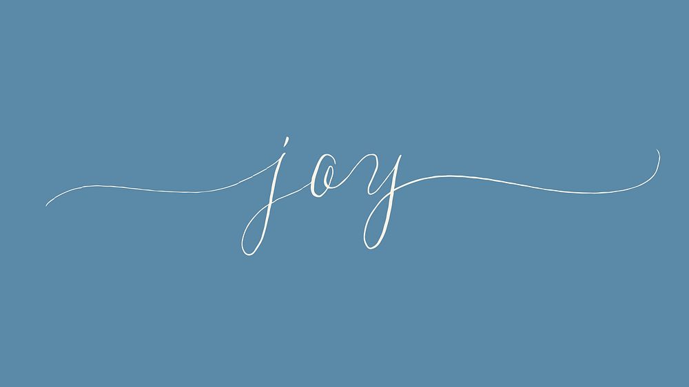 Handwritten style of Joy typography | Premium Vector - rawpixel