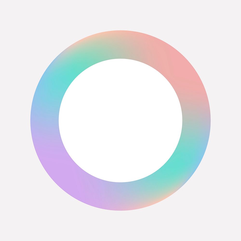 Colorful ring gradient element vector | Premium Vector - rawpixel