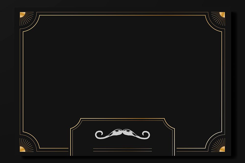 Movember vintage frame design vector | Premium Vector - rawpixel