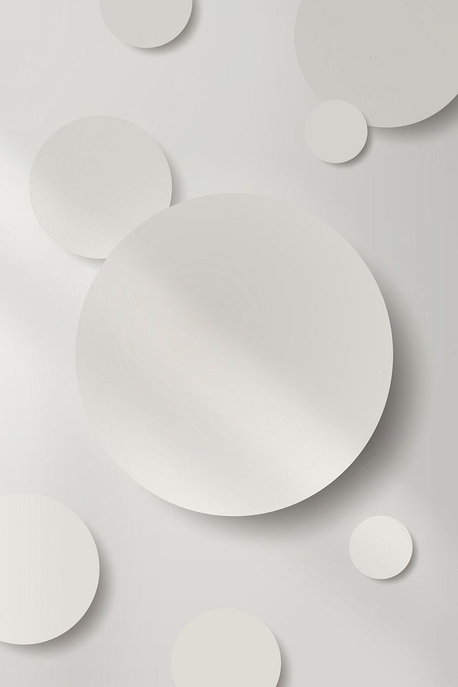 White round paper cut with drop | Premium Vector - rawpixel