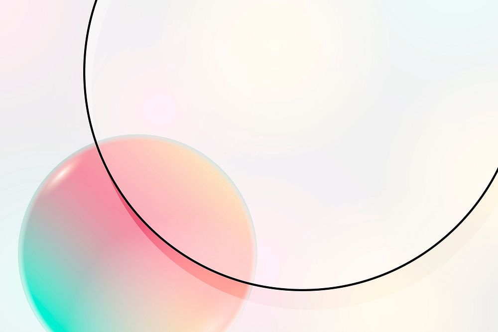 Colorful round geometric frame vector | Premium Vector - rawpixel