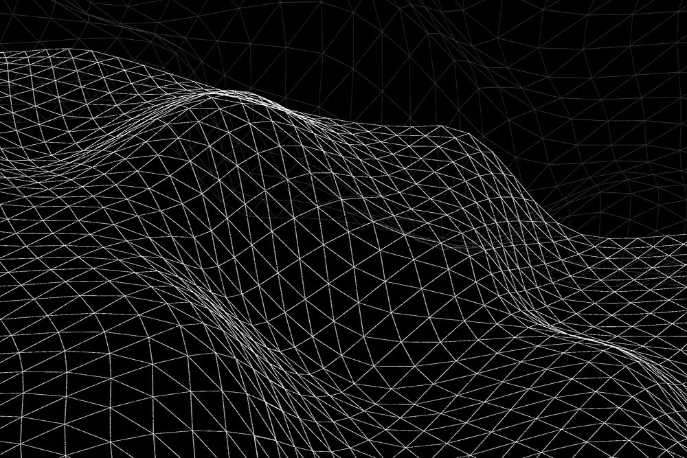 3D abstract wave pattern background | Premium PSD - rawpixel