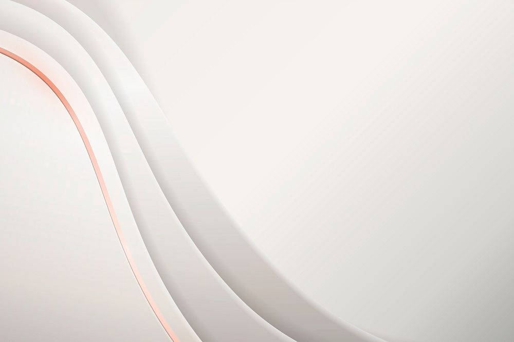 White abstract wavy background vector | Premium Vector - rawpixel