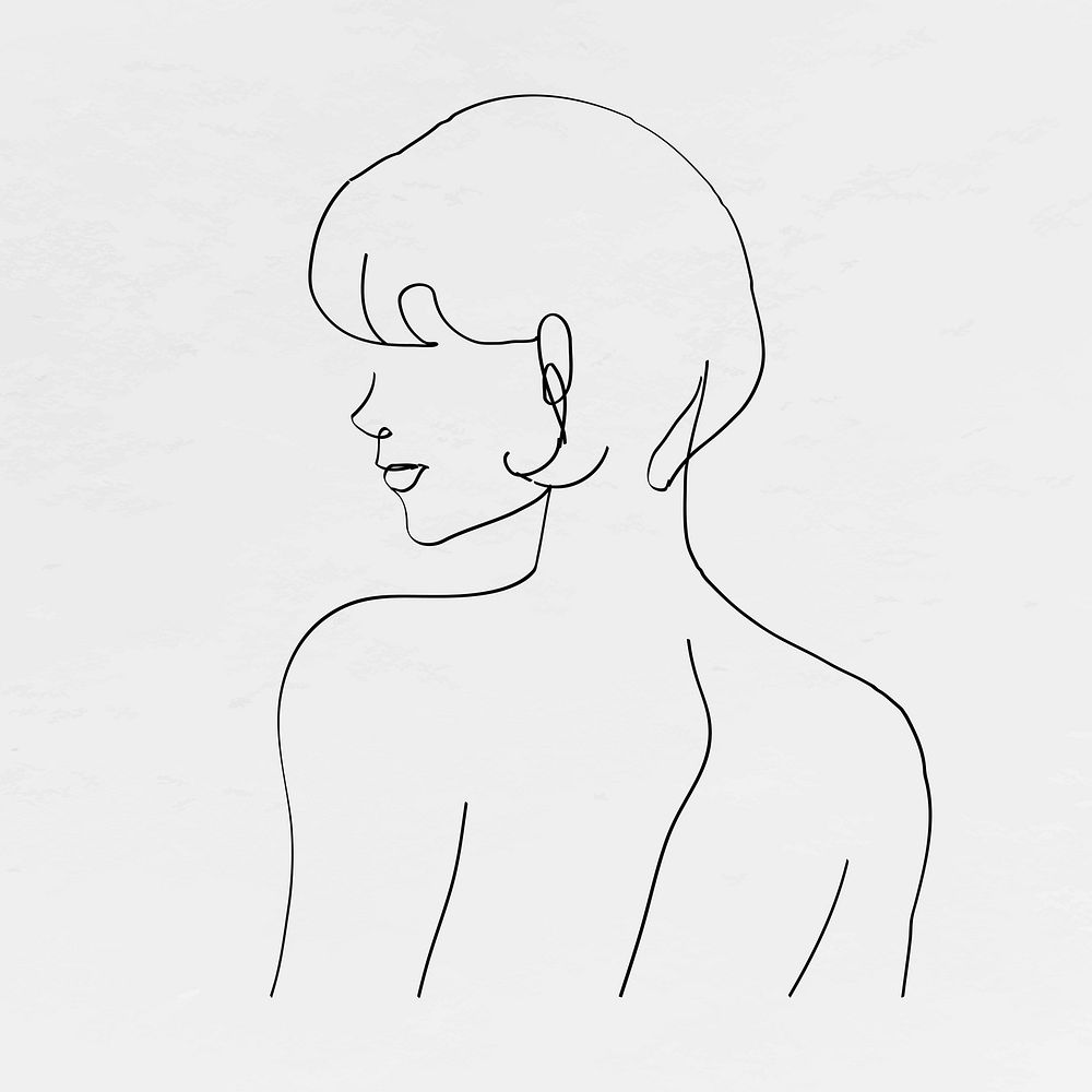 Woman’s body line art vector | Premium Vector Illustration - rawpixel