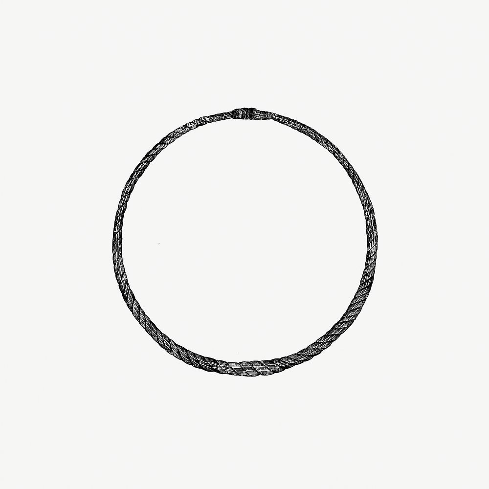 Rope in circle from Illustrated | Free Photo Illustration - rawpixel