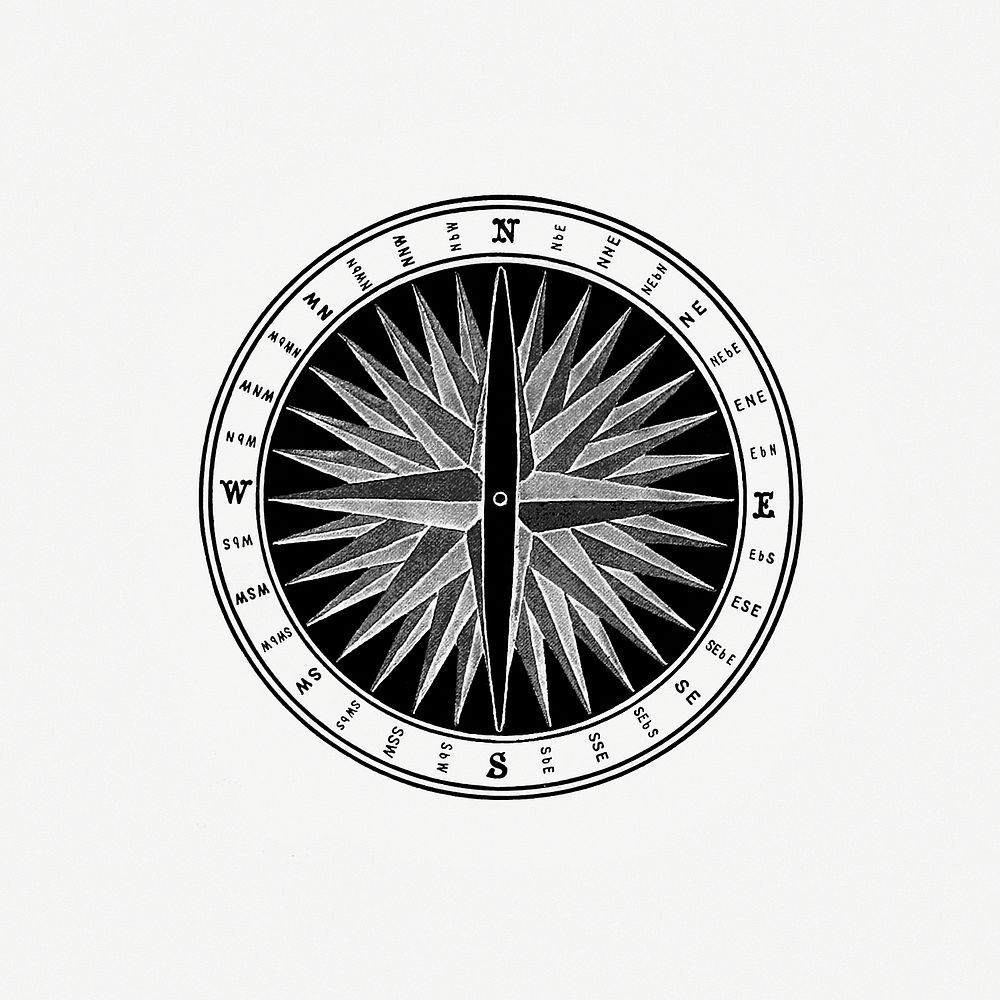 Compass from Object Lessons In | Free Photo Illustration - rawpixel