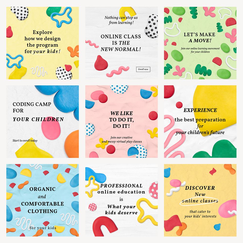 Kids online course template psd | Premium PSD - rawpixel