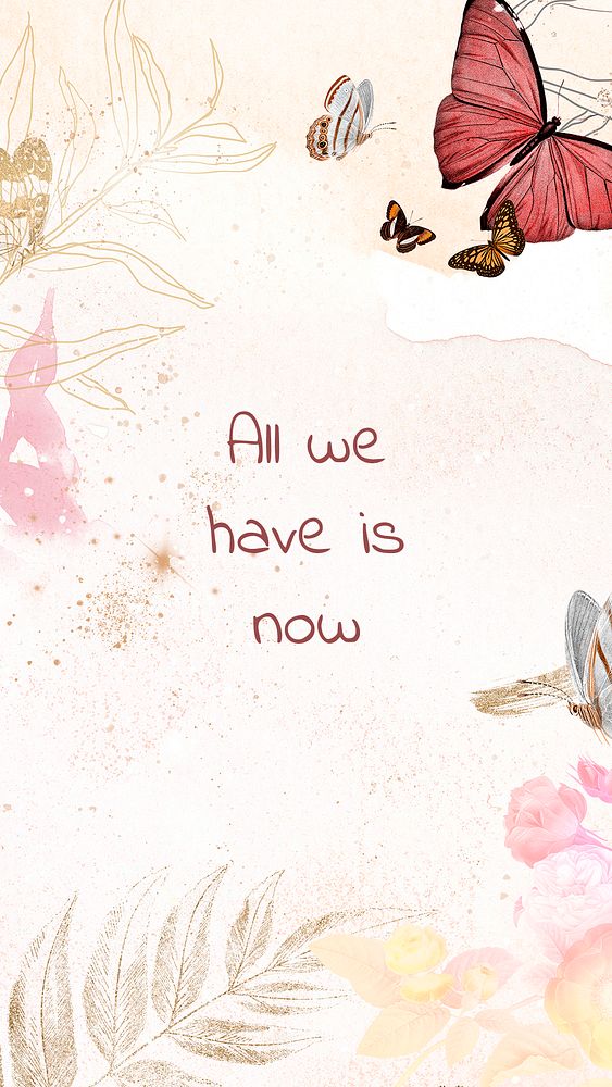 Instagram story aesthetic template, flower | Premium PSD Template ...