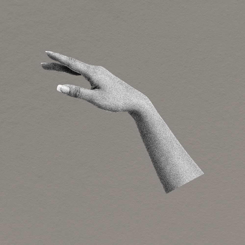 Aesthetic woman's hand clipart, journal | PSD - rawpixel