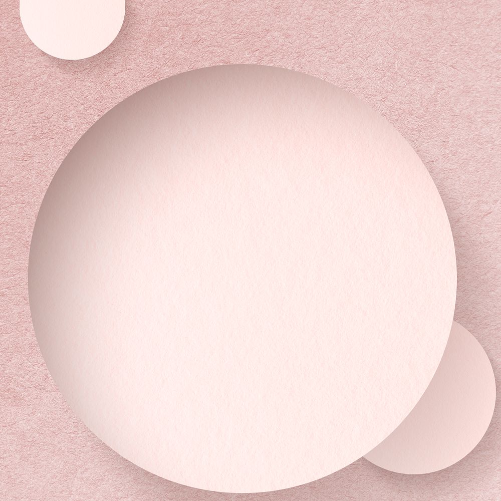 Round shape on a pink | Premium PSD - rawpixel