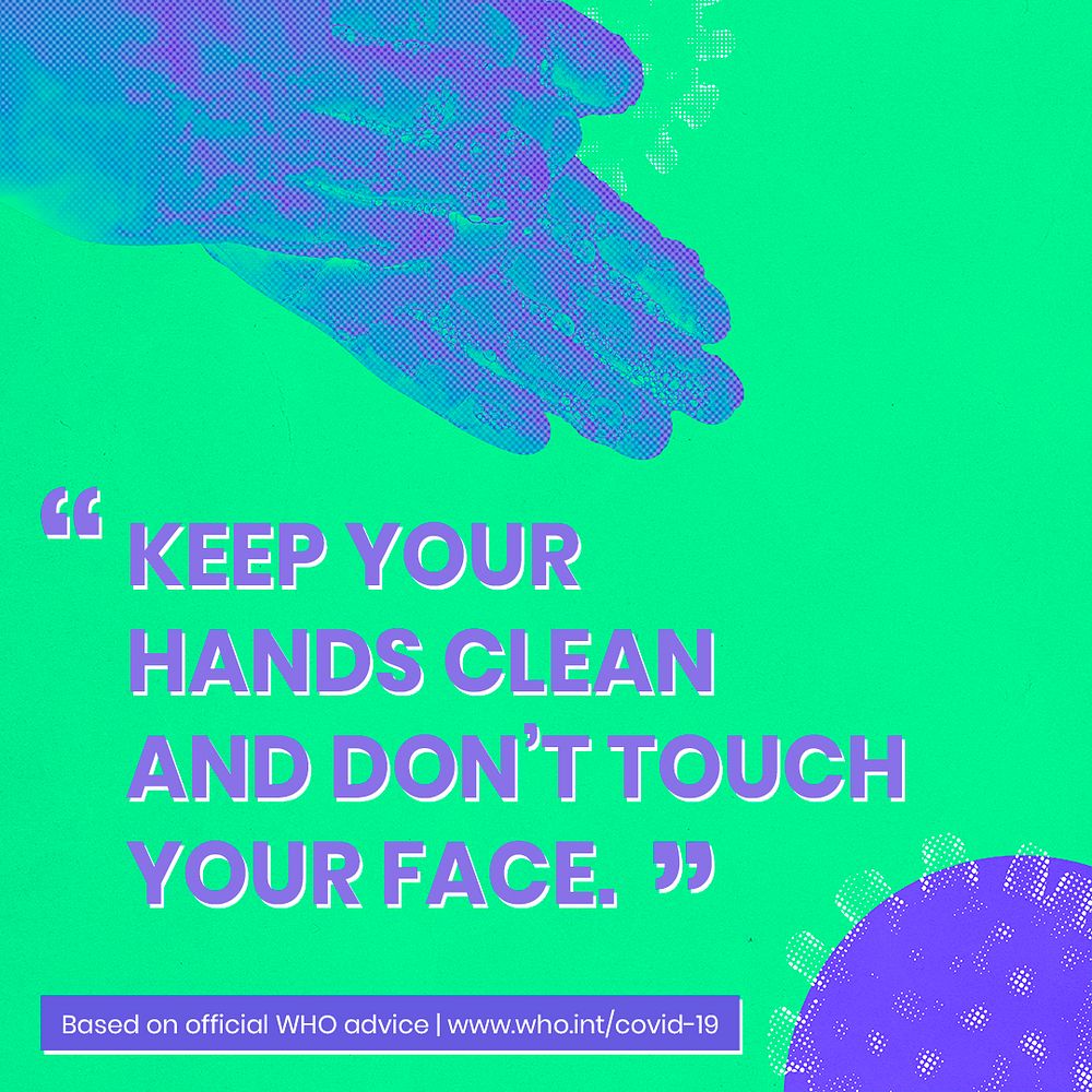 Keep your hands clean and | Free PSD - rawpixel