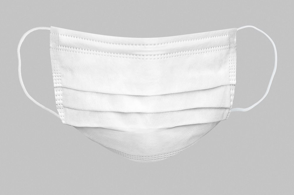 Plain white face mask mockup | Free PSD - rawpixel