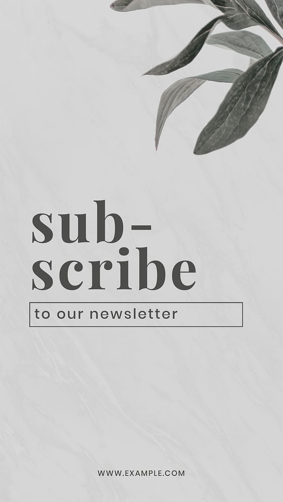 Company newsletter banner template minimalist | Free PSD Template ...