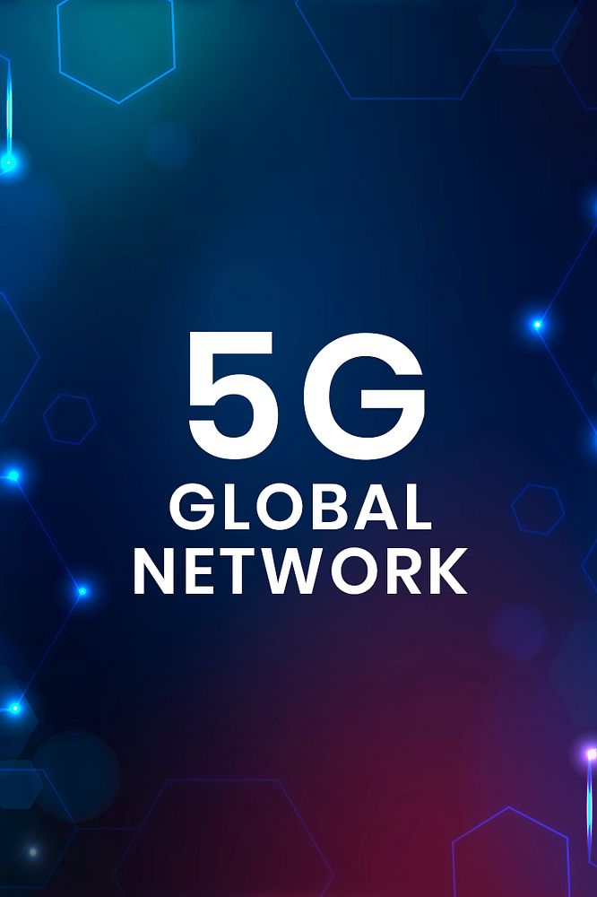 5g Network technology template psd | Free PSD Template - rawpixel