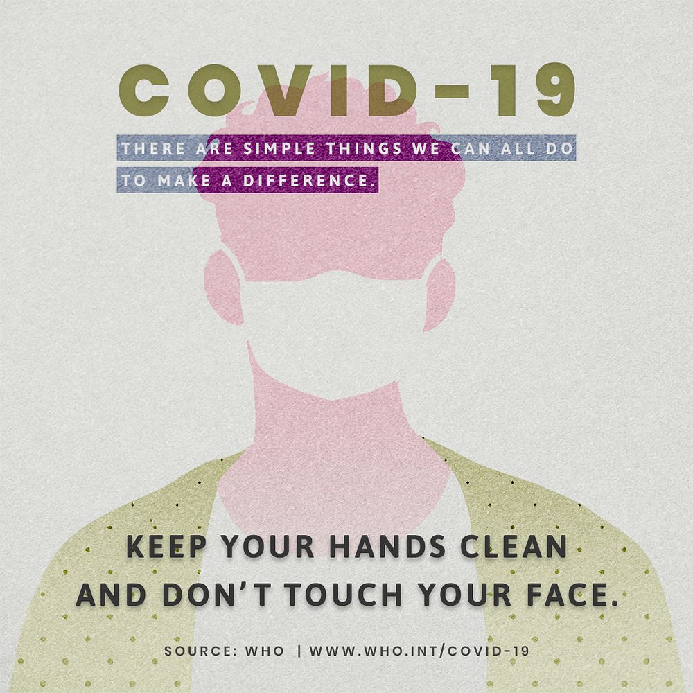 Keep your hands clean and | Free PSD - rawpixel