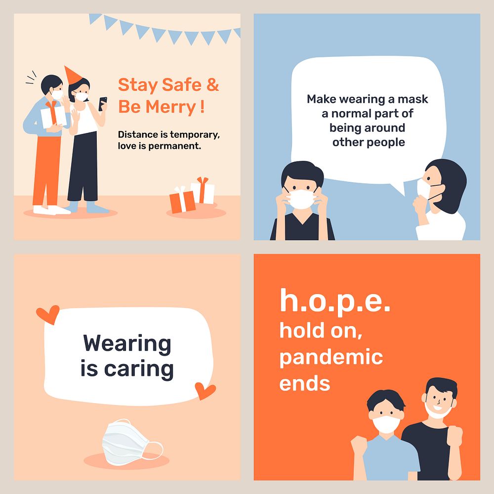 New normal editable template psd | Free PSD - rawpixel