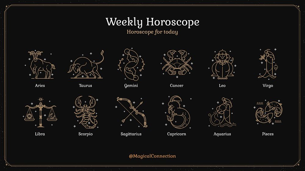 Zodiac sign Facebook cover template, | Premium PSD Template - rawpixel