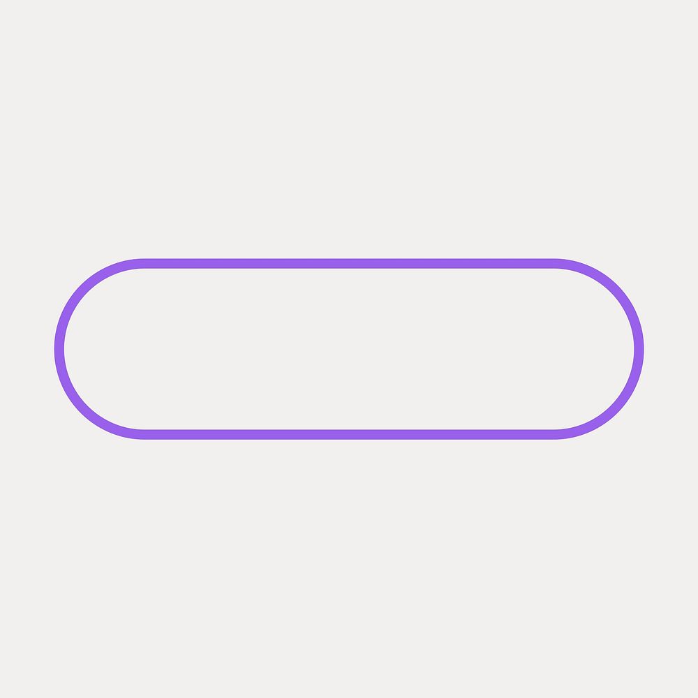 Capsule shape clipart, simple cute | Free Vector - rawpixel