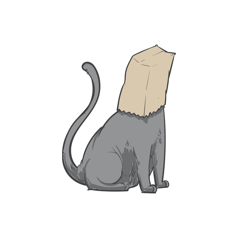 Let the cat out of the bag | Premium Vector Illustration - rawpixel