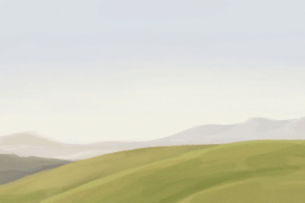 Aesthetic landscape background, simple meadow | Premium PSD ...