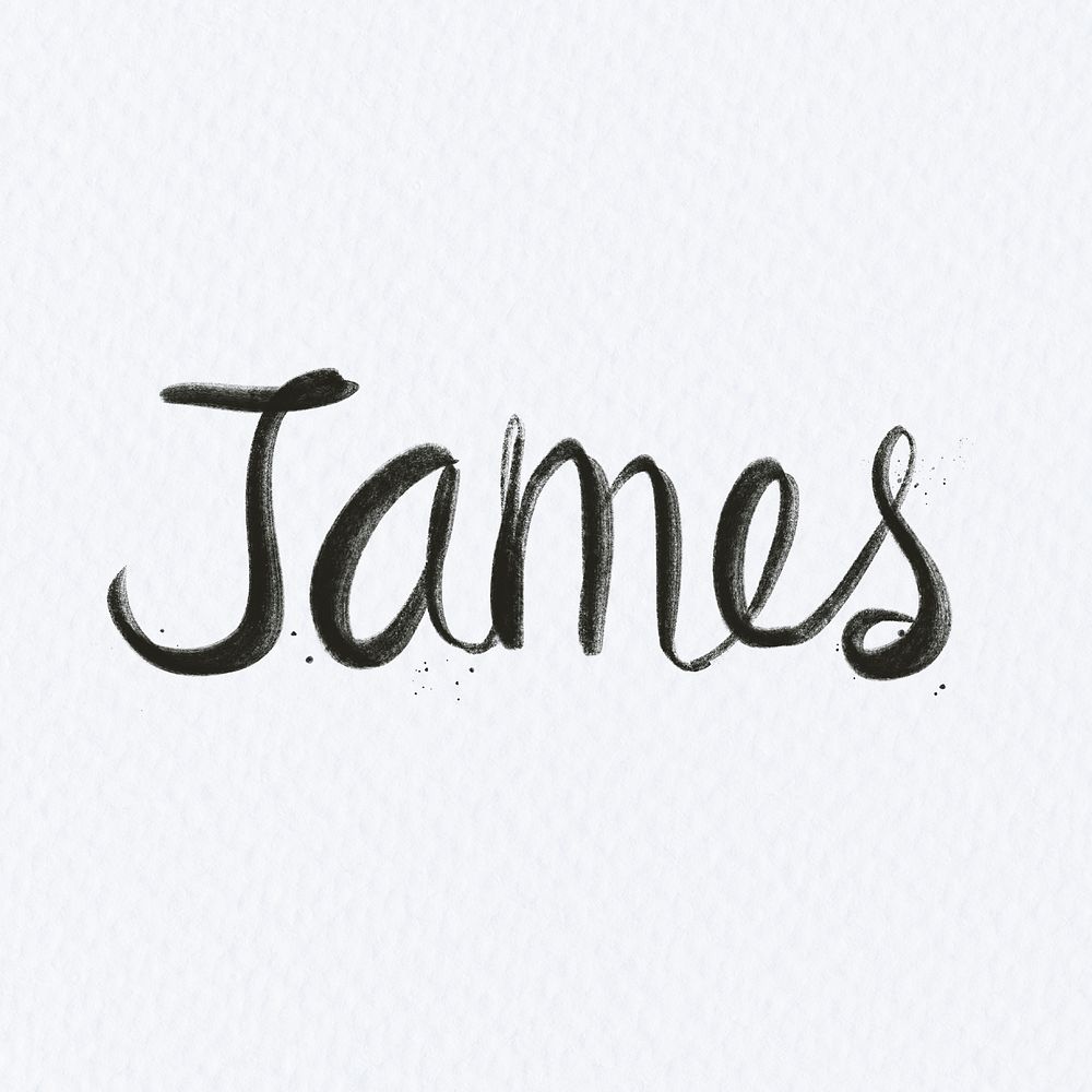 Hand drawn James font typography | Free Photo - rawpixel