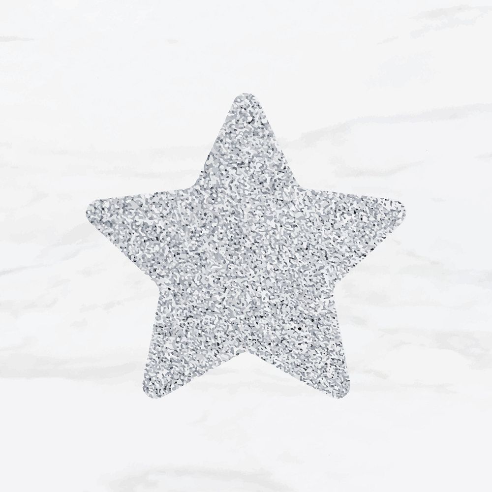 Glitter star sticker vector | Free Vector - rawpixel