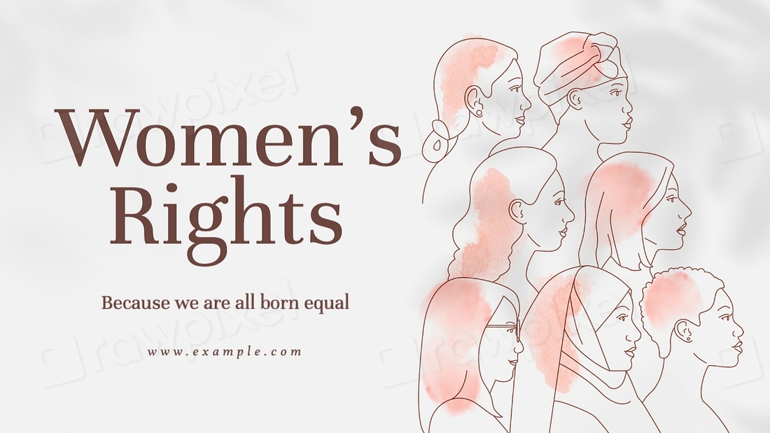 Women's rights blog banner template | Free Editable Template - rawpixel