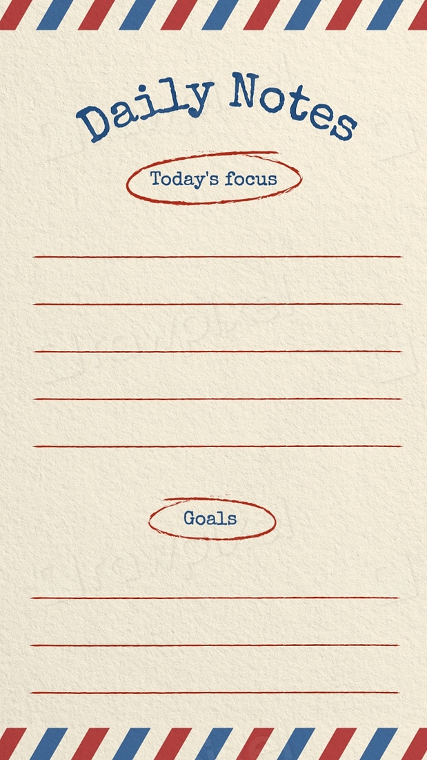Daily notes template | Premium Editable Template - rawpixel