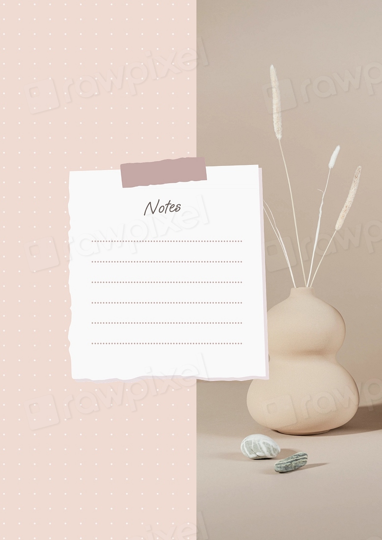 Blank notes poster template | Premium Editable Template - rawpixel