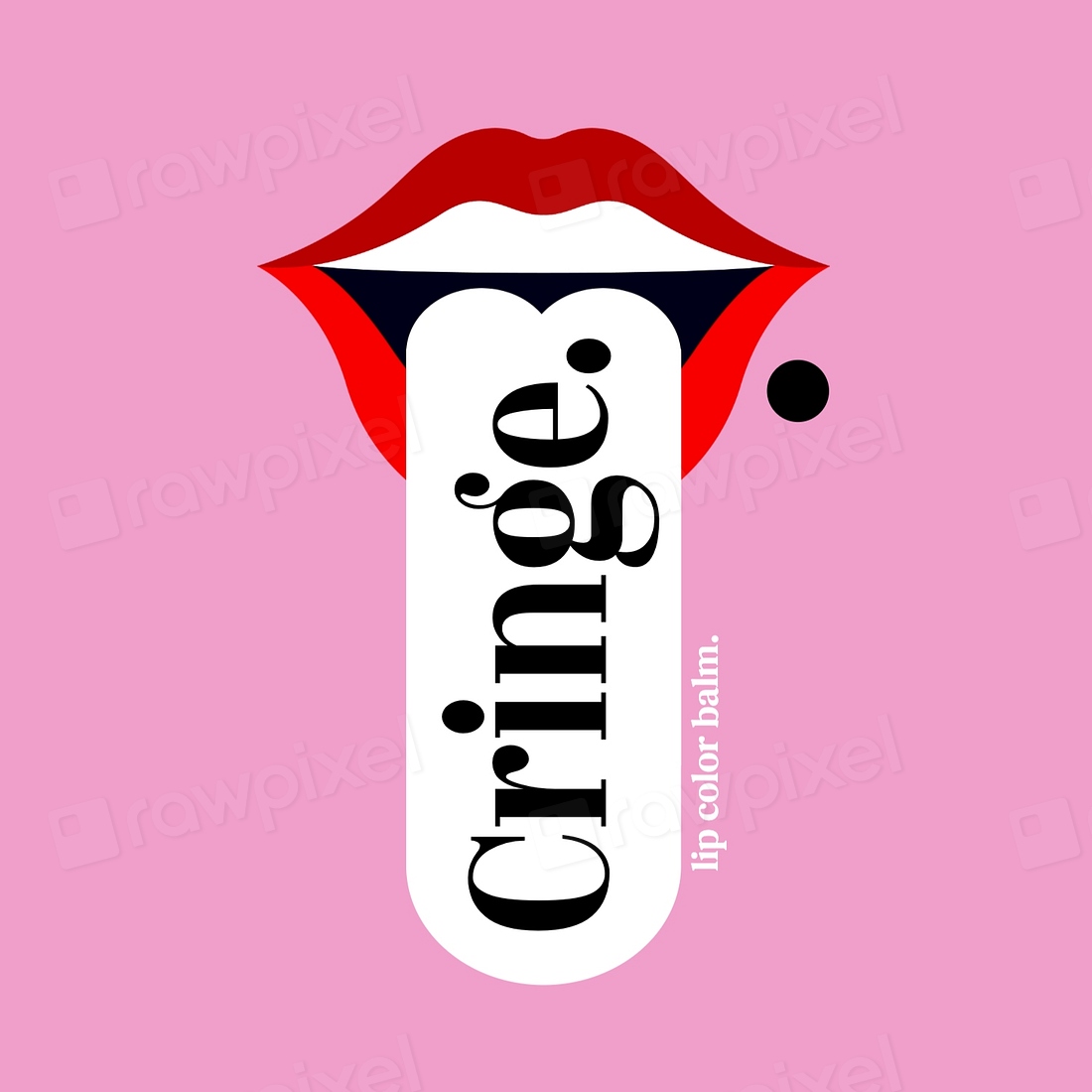 Lip balm logo, editable business | Premium Logo Maker - rawpixel