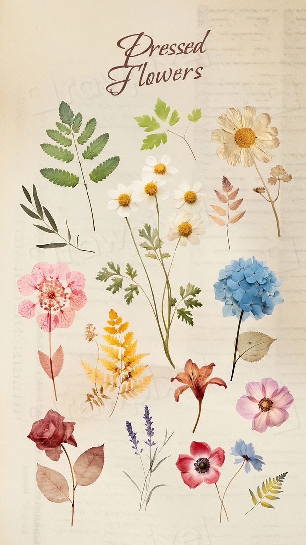 Pressed flower, editable design element | Premium Editable Design ...