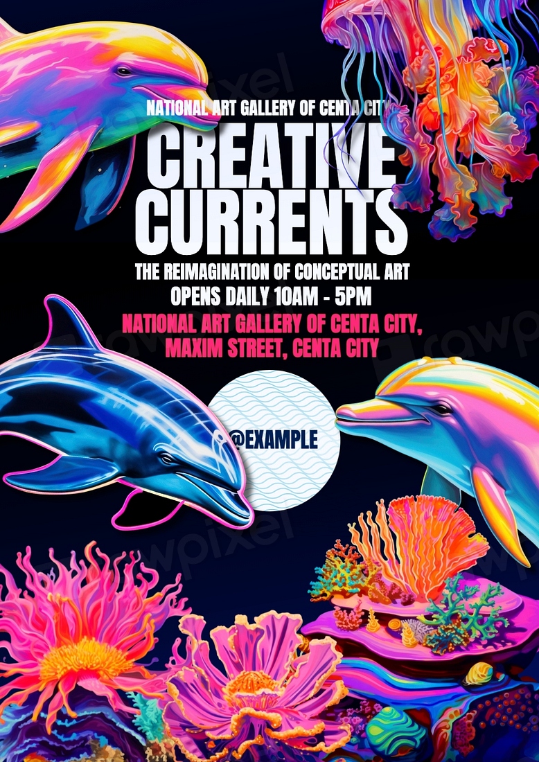 art exhibition poster template | Premium Editable Template - rawpixel