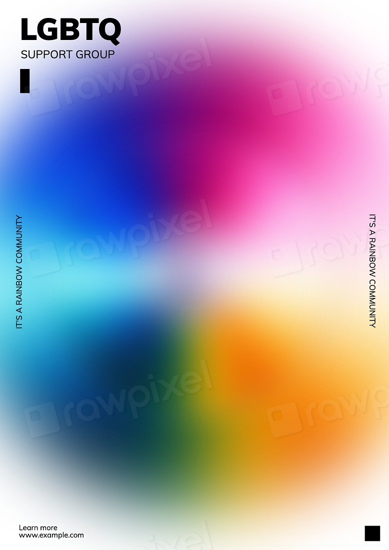 LGBTQ support group poster template | Premium Editable Template - rawpixel