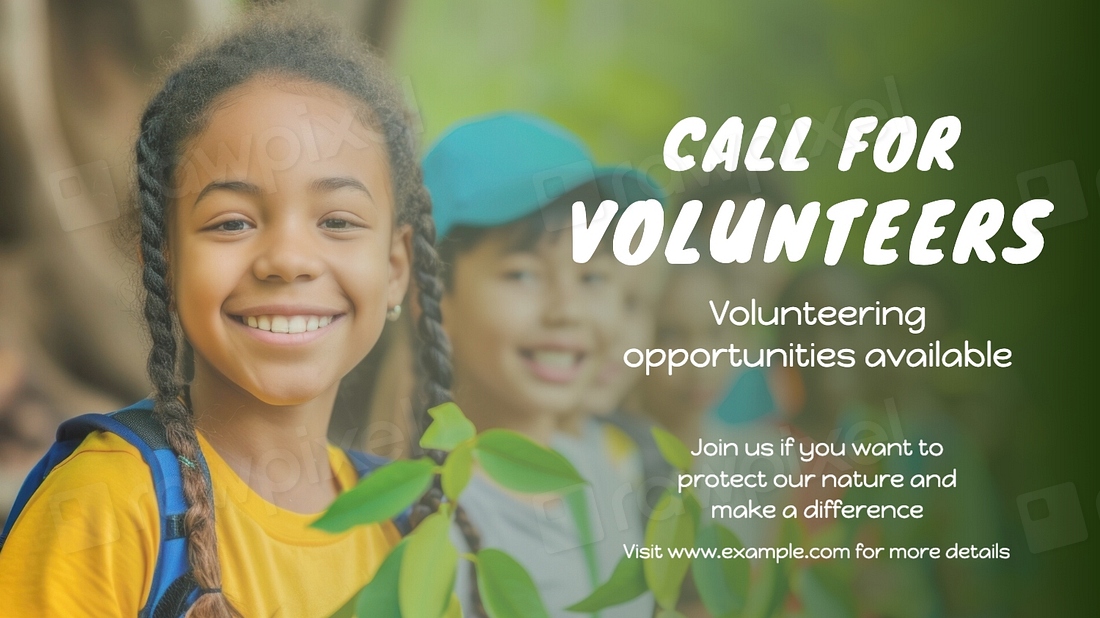 Call volunteers blog banner template | Free Editable Template - rawpixel