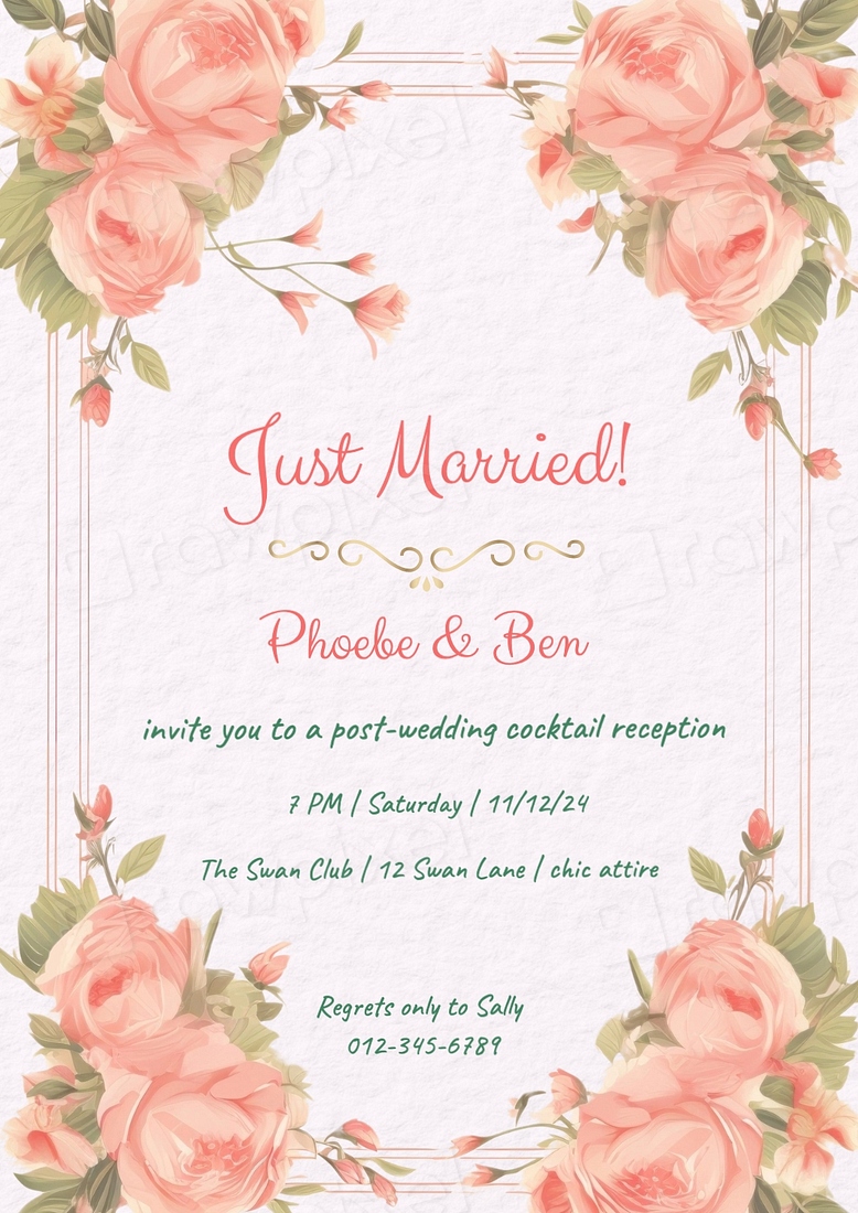 Invitation poster template | Premium Editable Template - rawpixel