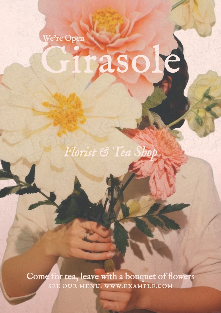 Tea shop poster template | Premium Editable Template - rawpixel