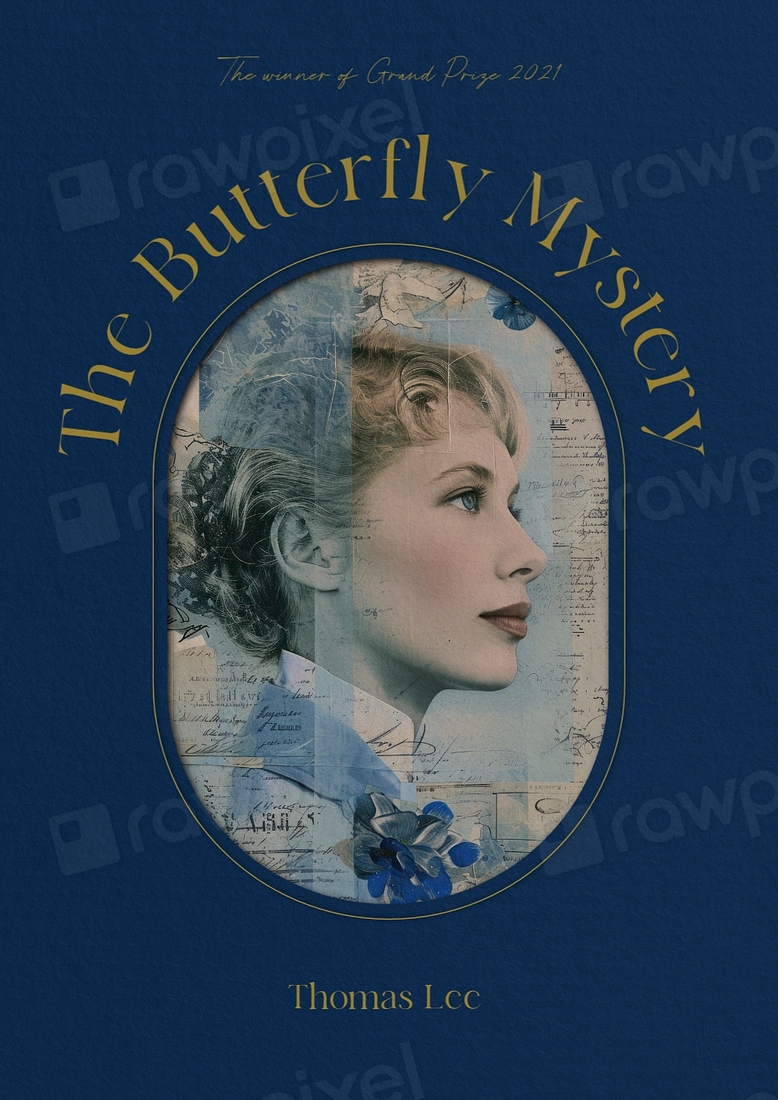 Butterfly mystery book poster template | Premium Editable Template ...